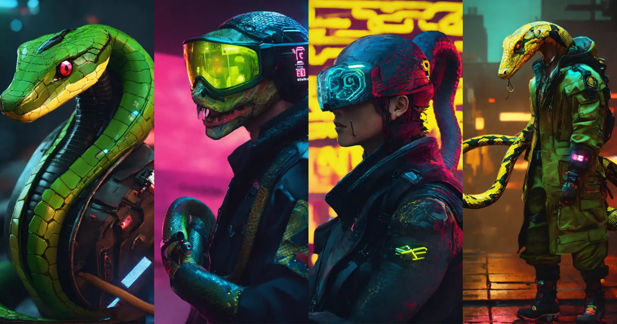 Lexica - Cyberpunk snake