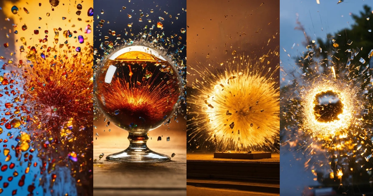 Lexica - Exploding glass