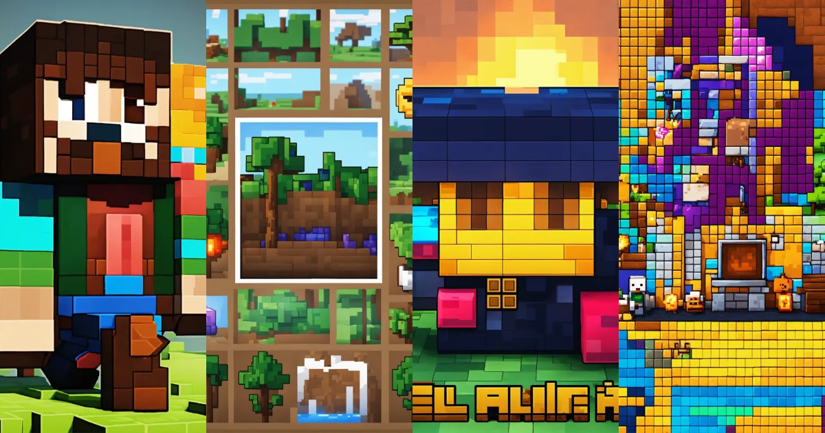 Lexica - Vibrant pixel art icon for Minecraft modpack