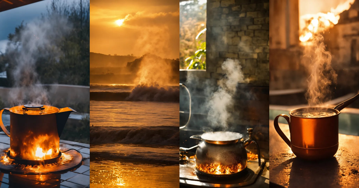 Lexica - Hot steamy water