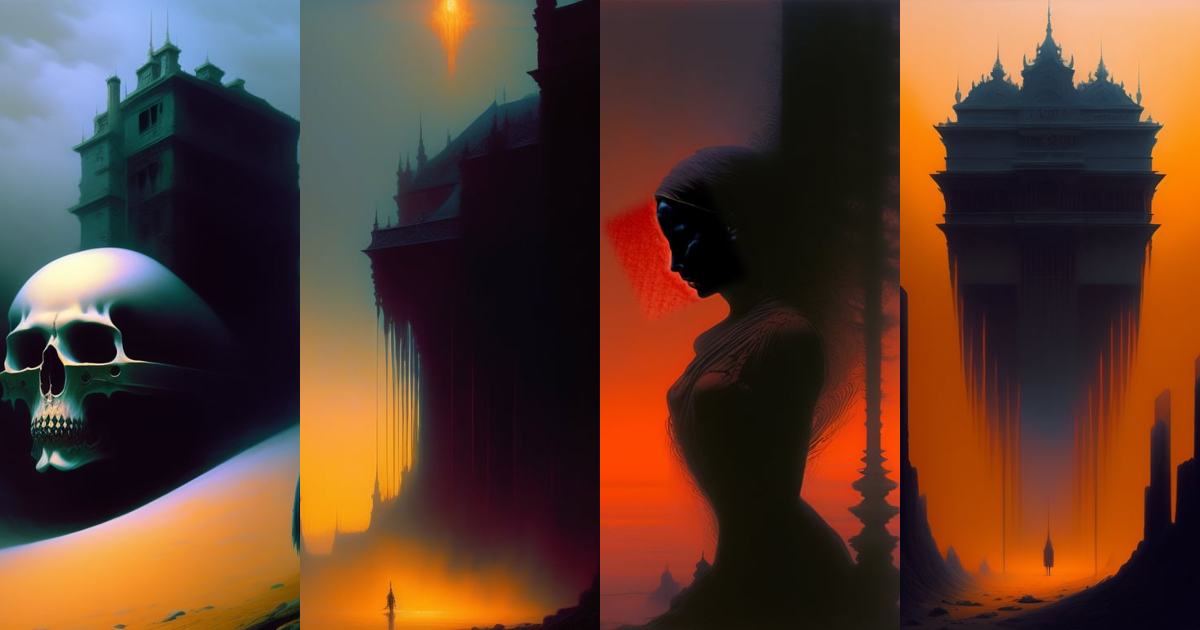 Lexica - Ghost, art by beksinski, bernie wrightson, trending on ...