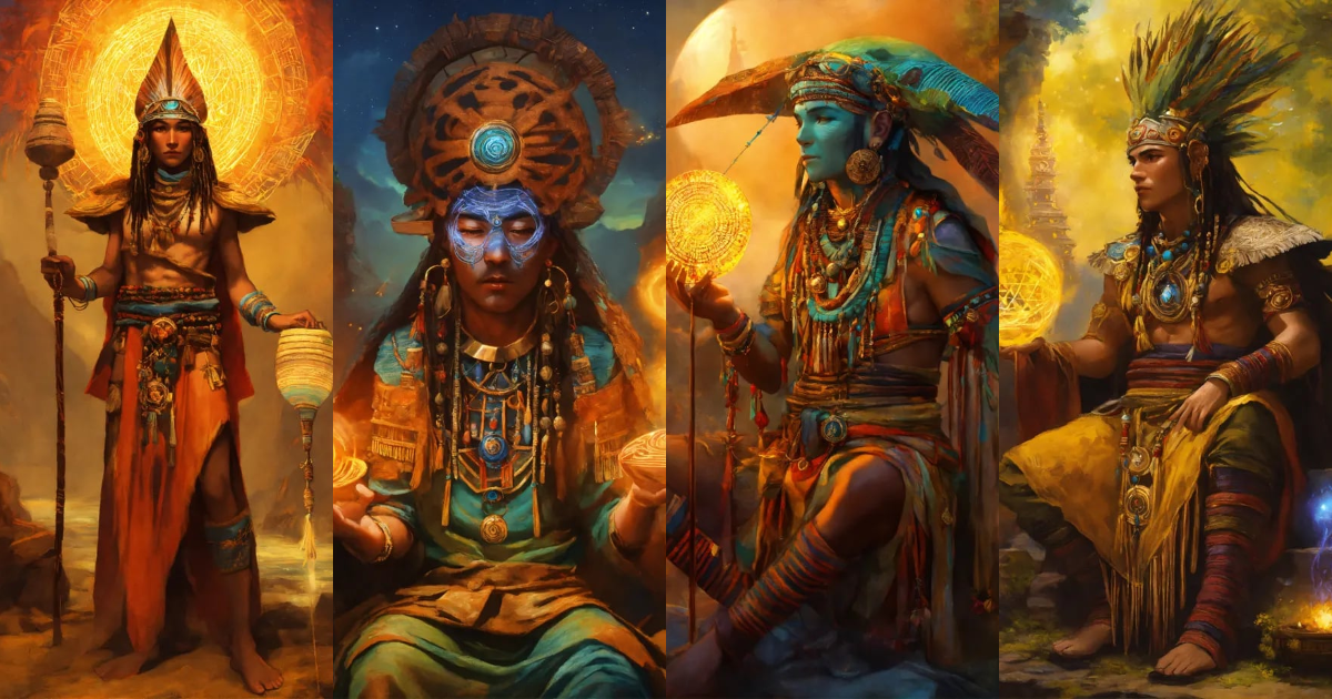 Lexica - Ancient alien shaman, weaving enchantments.