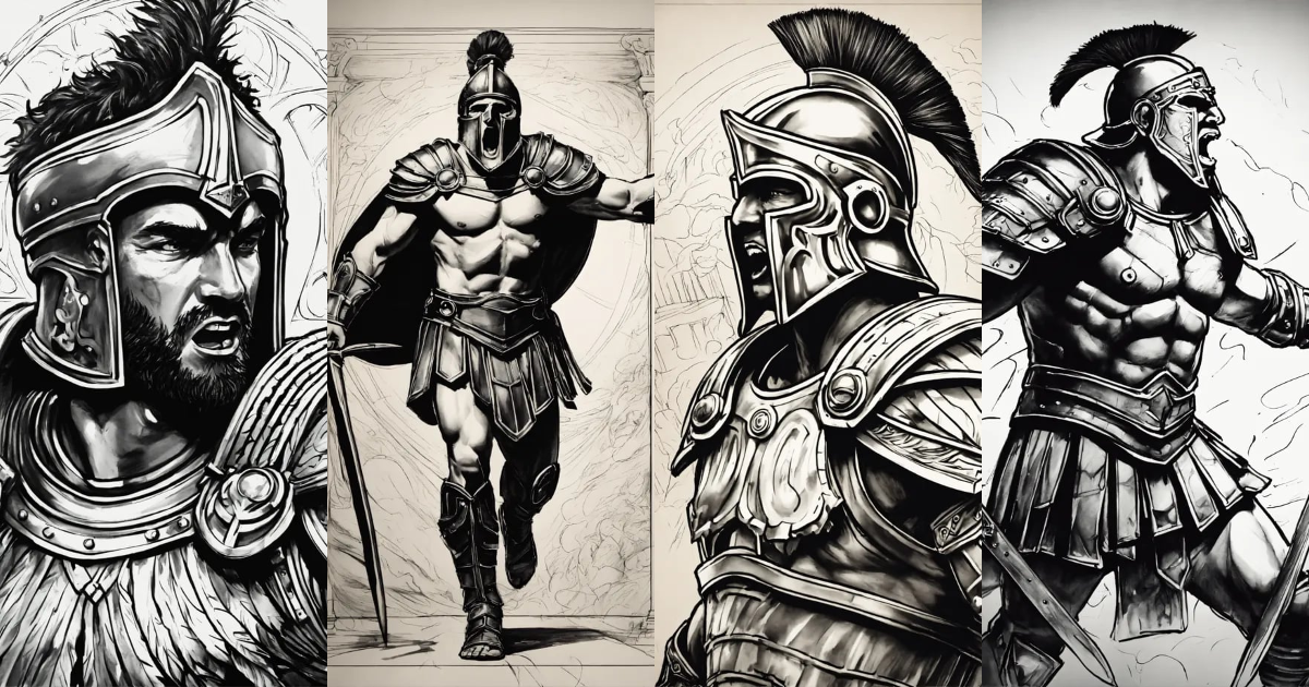 Lexica - Sketch a realistic black and white linework for a tattoo of a ...