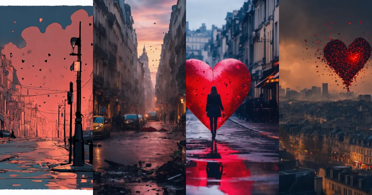 Lexica - Une ville sombrée dans le chaos, avec plein de Broken Heart ...