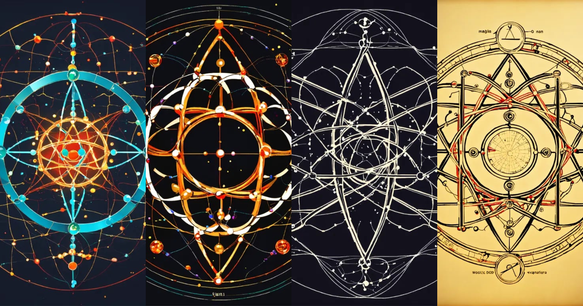 Lexica - Simple clean secular religious symbol. Math. Molecules ...