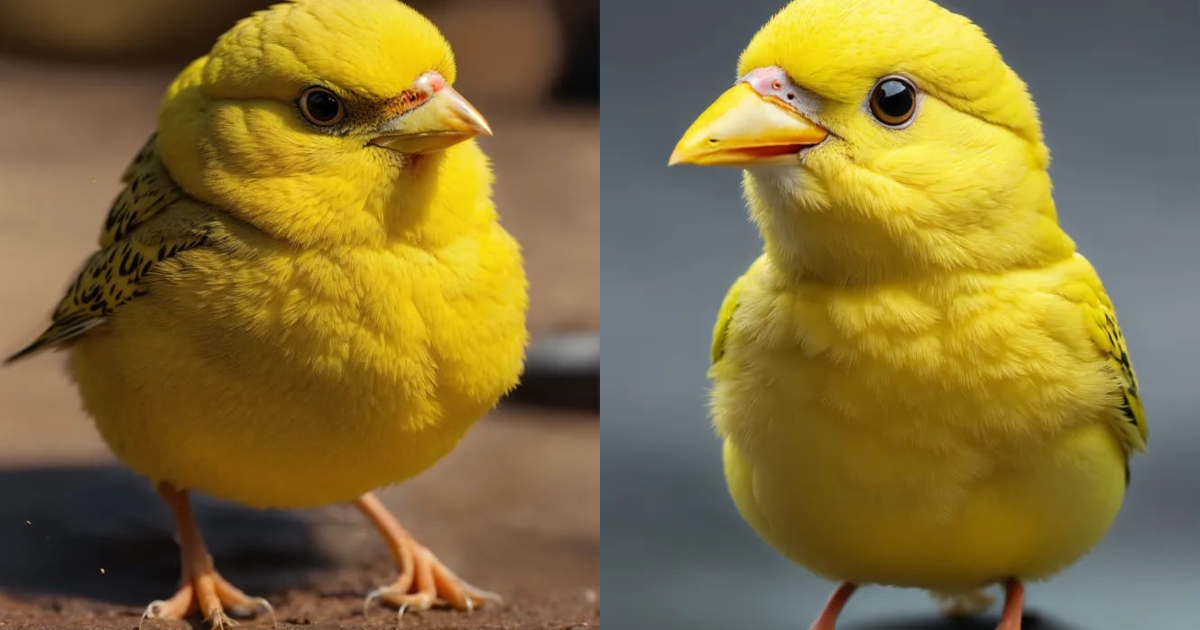 Lexica - Cute yellow canary bird head with a tennis ball, wow detailed ...