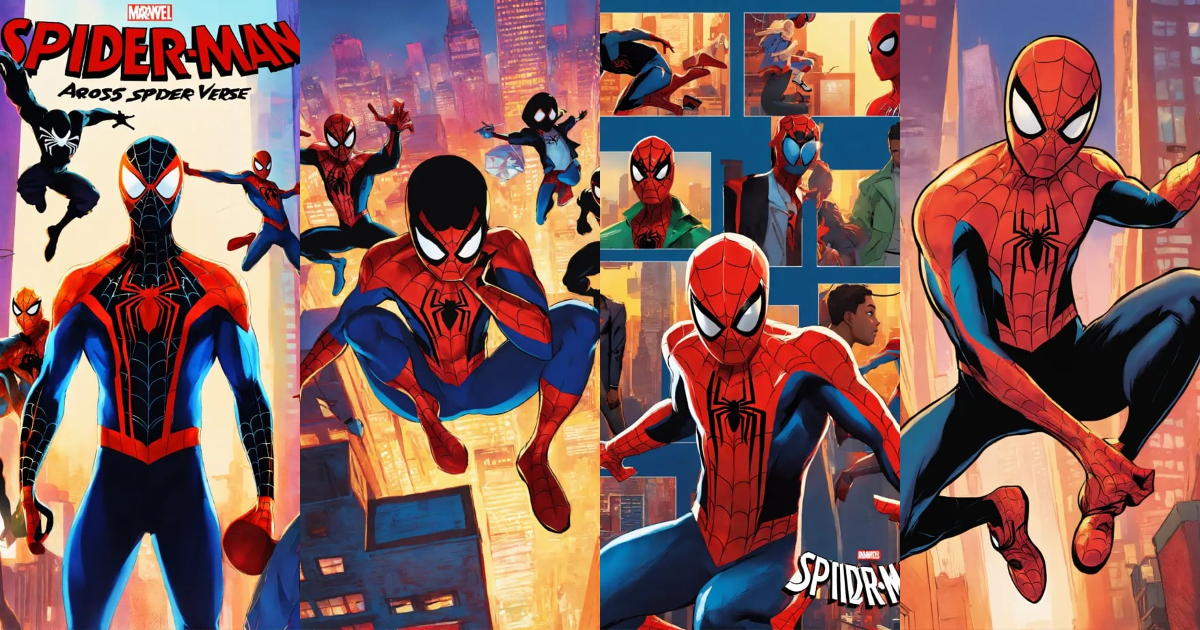 Lexica - Spider-man across the spider-verse