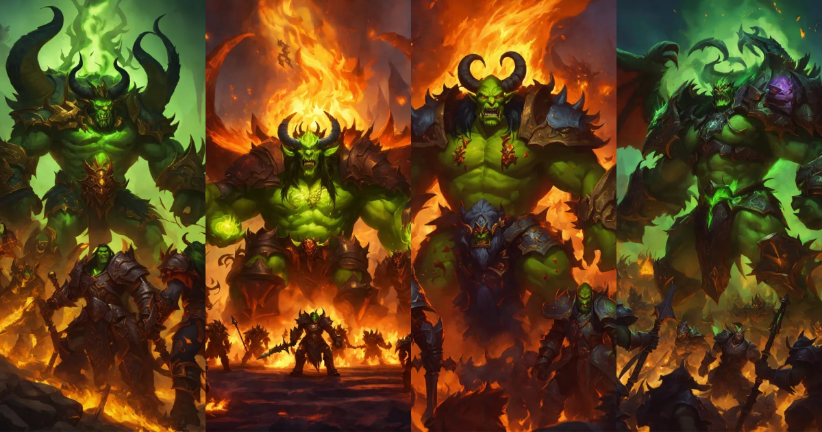 Lexica - An army of the demonic Burning Legion invading Azeroth, World ...