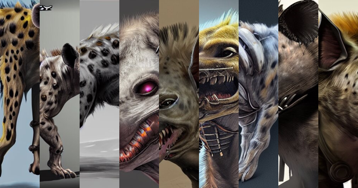 Lexica - Realistic cyborg hyena, highly detailed video game concept art