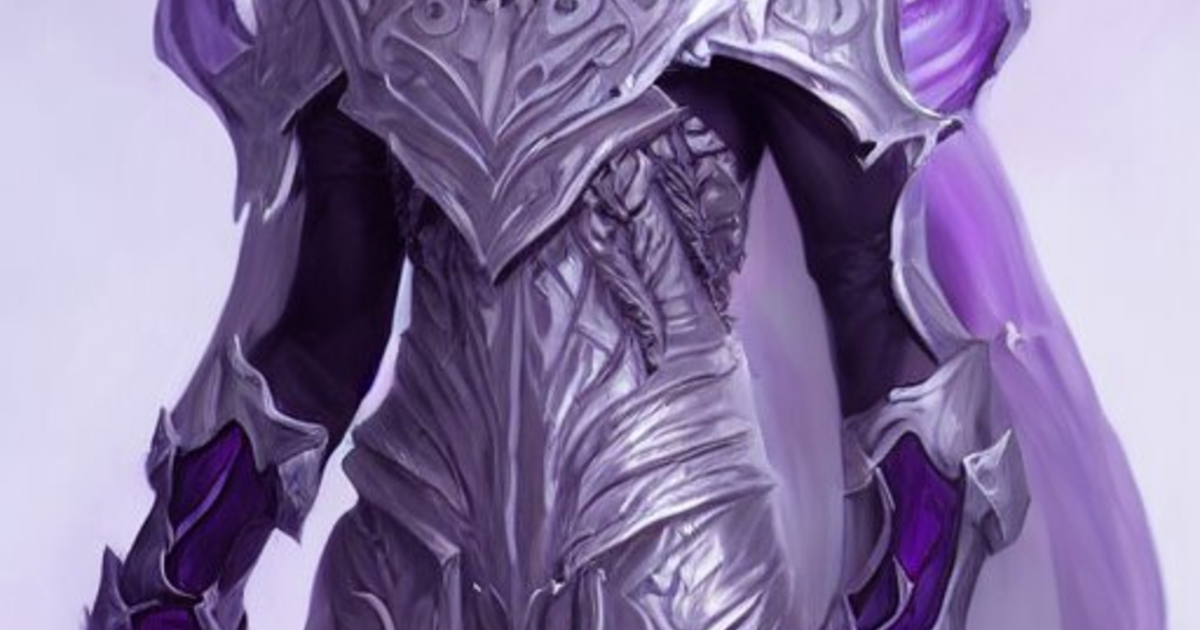 Lexica - Human male demon, full body white purple cloak, hero, heavy ...