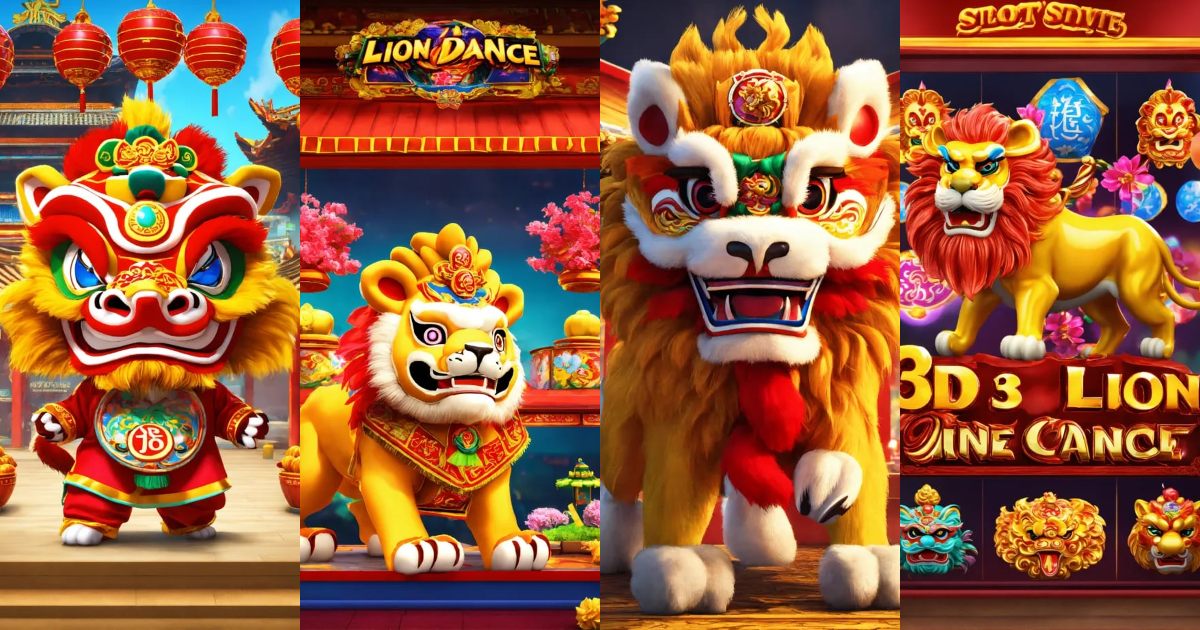 Lexica - 3d lion dance slot game