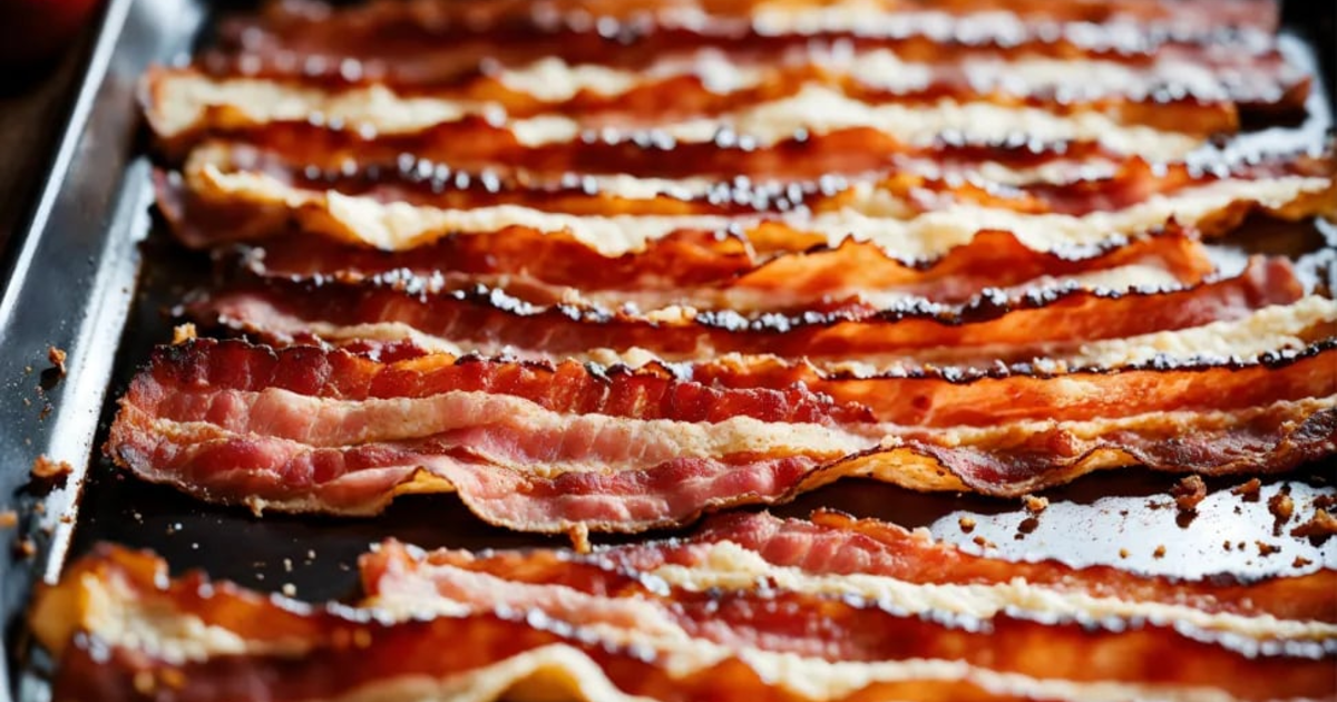 Lexica - Capture the essence of rashes of crispy bacon on an oven sheet ...