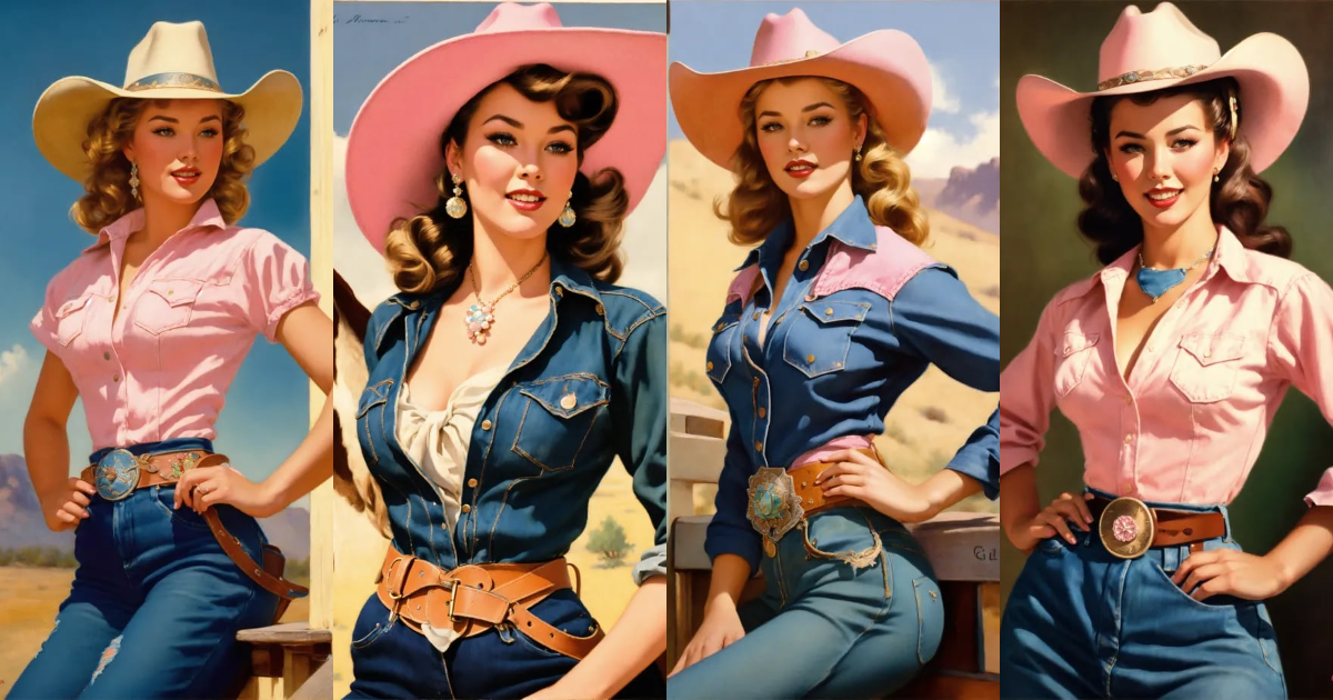 Lexica - Gil Elvgren art style of a southern beauty queen wearing a ...