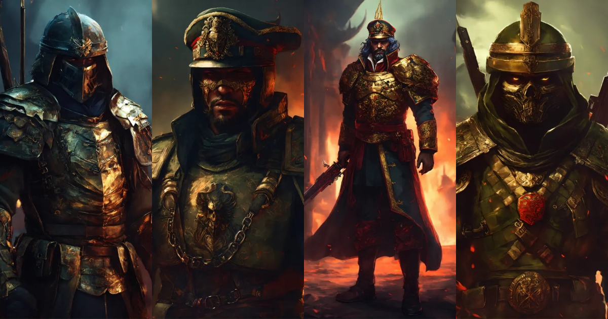 Lexica - A tyrannical warlord. Wearing full military uniform. Scary ...