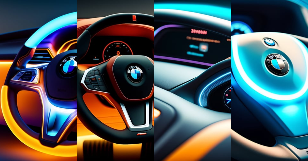 Lexica - BMW glowing LED steering wheel