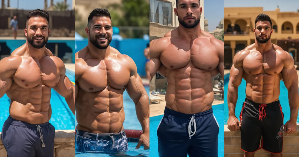 Lexica - 30-year-old man with big muscles, big bodybuilder, body like a ...