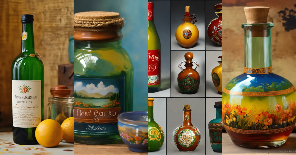 Lexica - Hand painted bottle reference