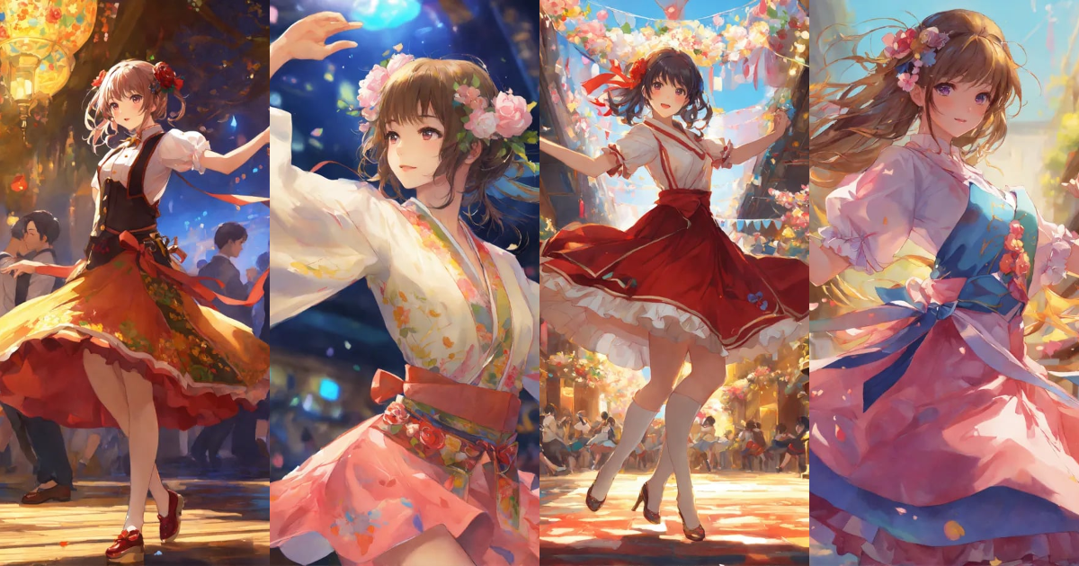 Lexica - A dancing girl, a detailed painting by Yuki Kajiura, featured ...