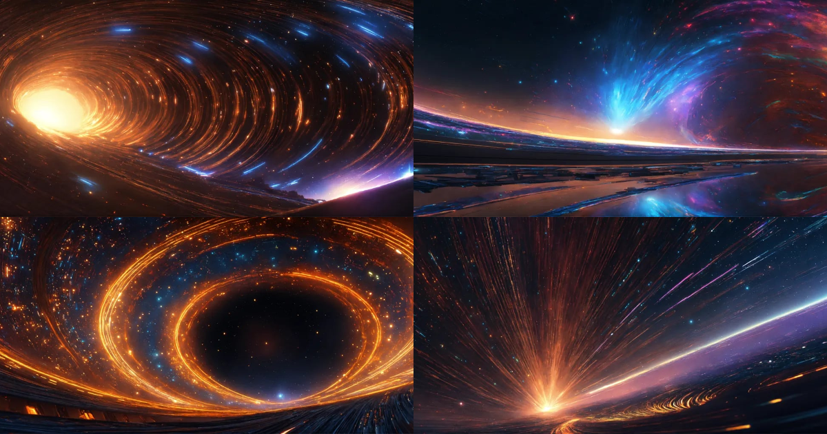 Lexica - Dark star hyperspace, high resolution 4k highly detailed 3D AI ...