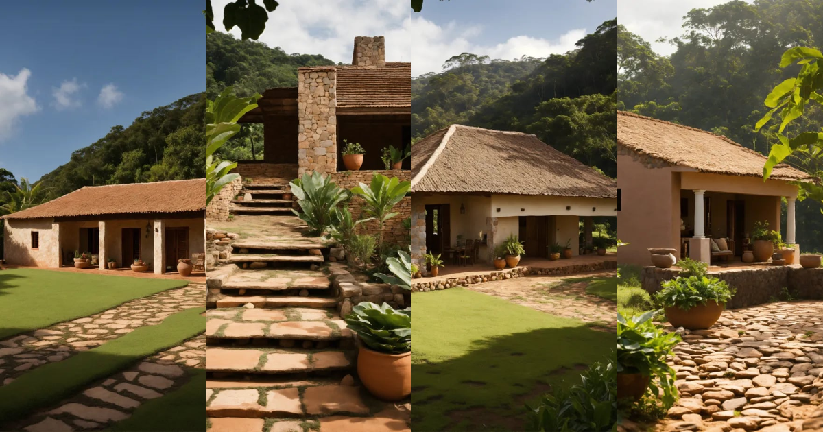 Lexica - Brazilian farm house stone and clay sustainable traditional ...