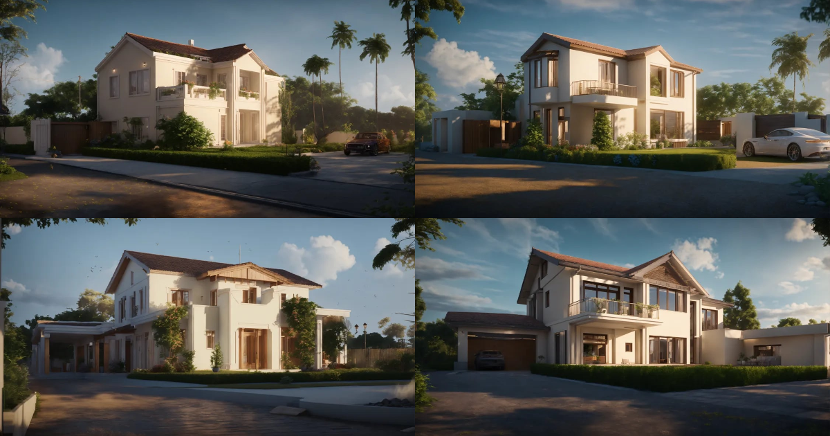 Lexica - Classic house exterior clean look, cinematic photos, ultra ...