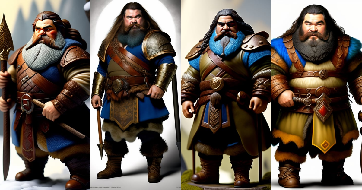 Lexica - The dwarf was a stout and hardy individual, standing at just ...