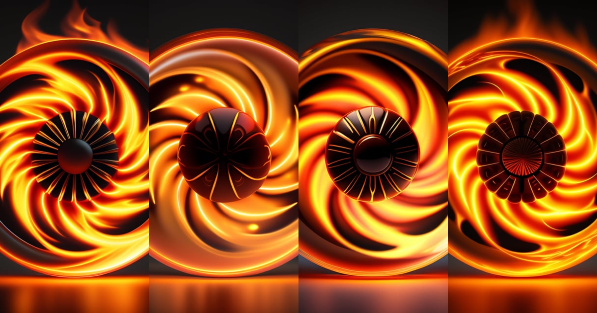 Lexica - Stylized fireball