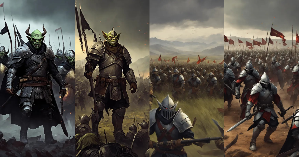 Lexica - Is a fantasy setting of a massive legion of a goblin front ...