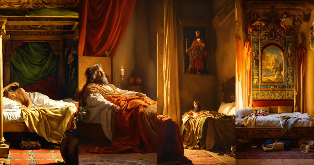 Lexica - King David wake up from his bed