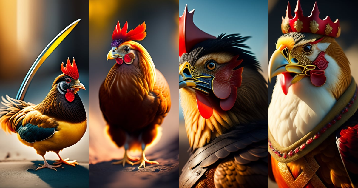 Lexica - A chicken with sword