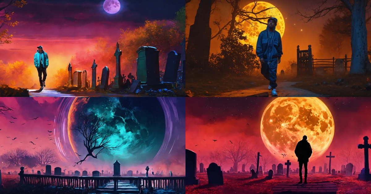 Lexica - A funky rapper is dropping dope rhymes in a haunted graveyard ...