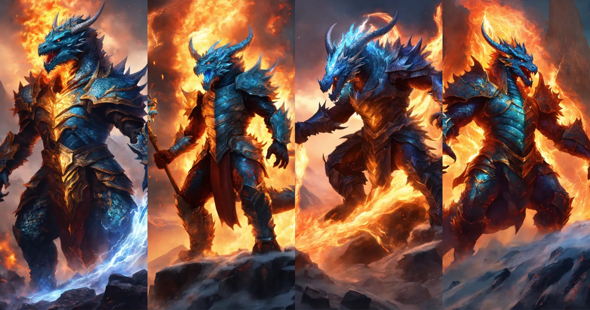 Lexica - A giant enigmatic celestial Dragonborn God with no wings in ...