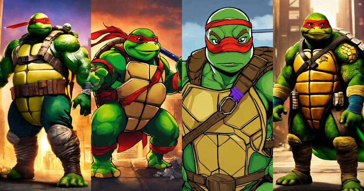 Lexica - Jadakiss the rapper as a ninja turtle