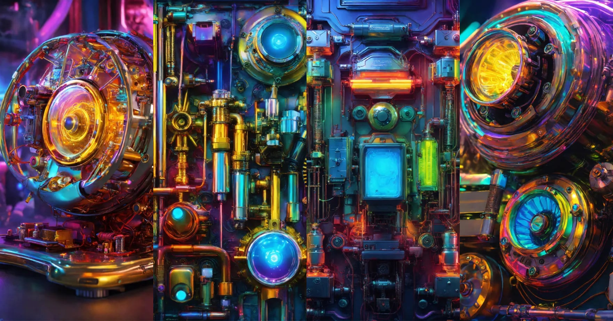 Lexica - Cybernetic tools, biopunk colourful design, 4-Dimensional ...
