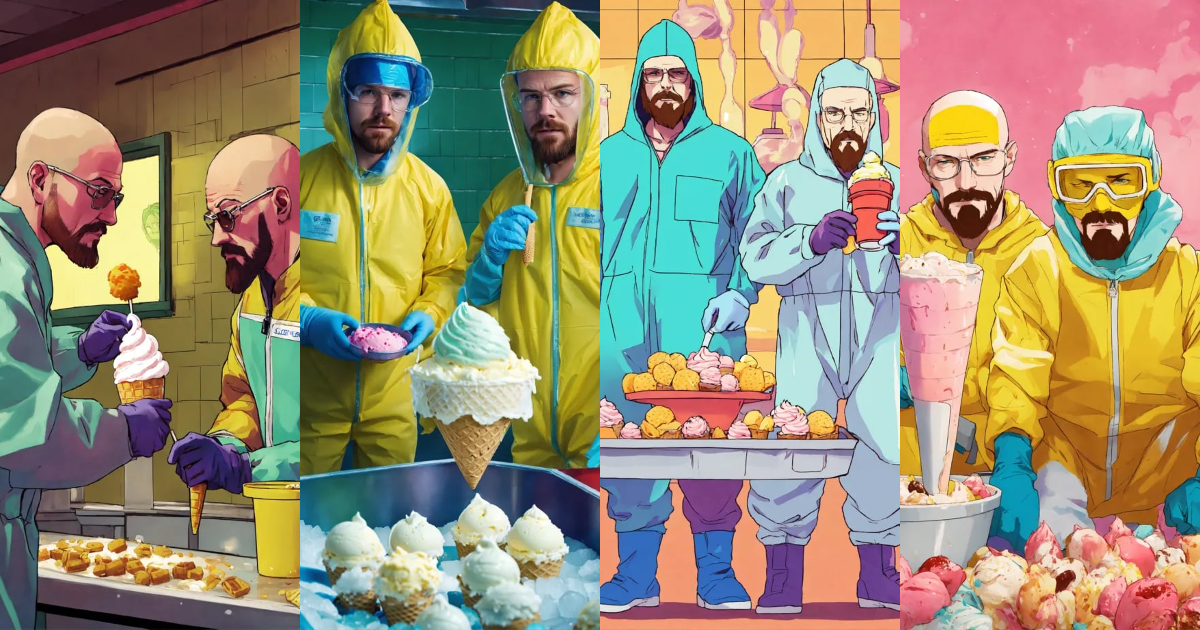 Lexica - Jesse pinkman with a beard and walter white from breaking bad ...