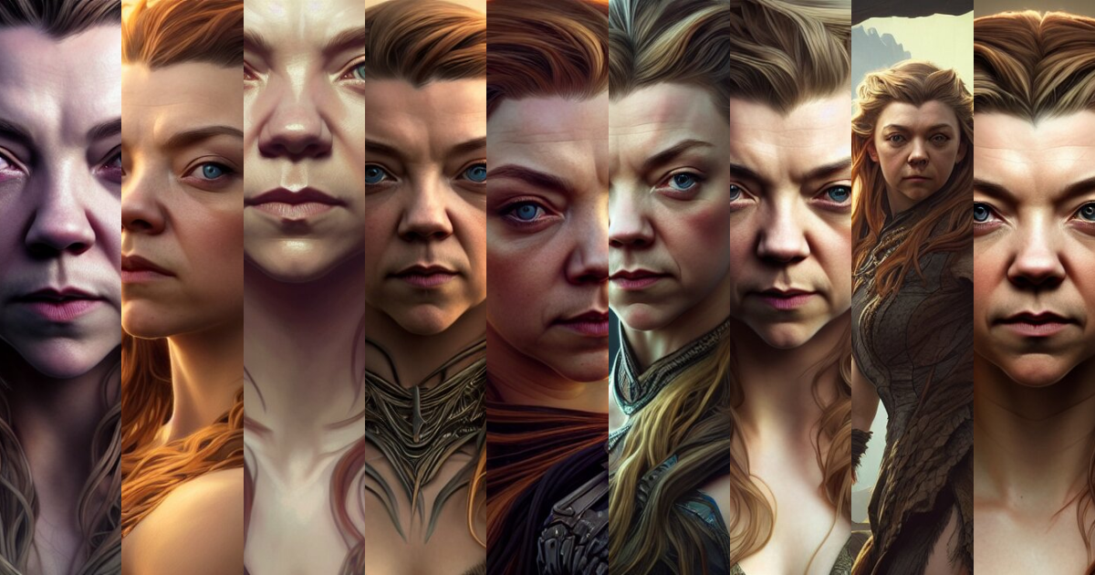 Lexica - Asymmetrical!! portrait of natalie dormer, exotic alient features, intricate, elegant ...