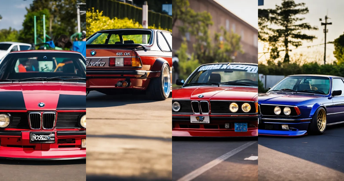 Lexica - Bmw 635 csi, bosozoku, wide body. spoiler, race