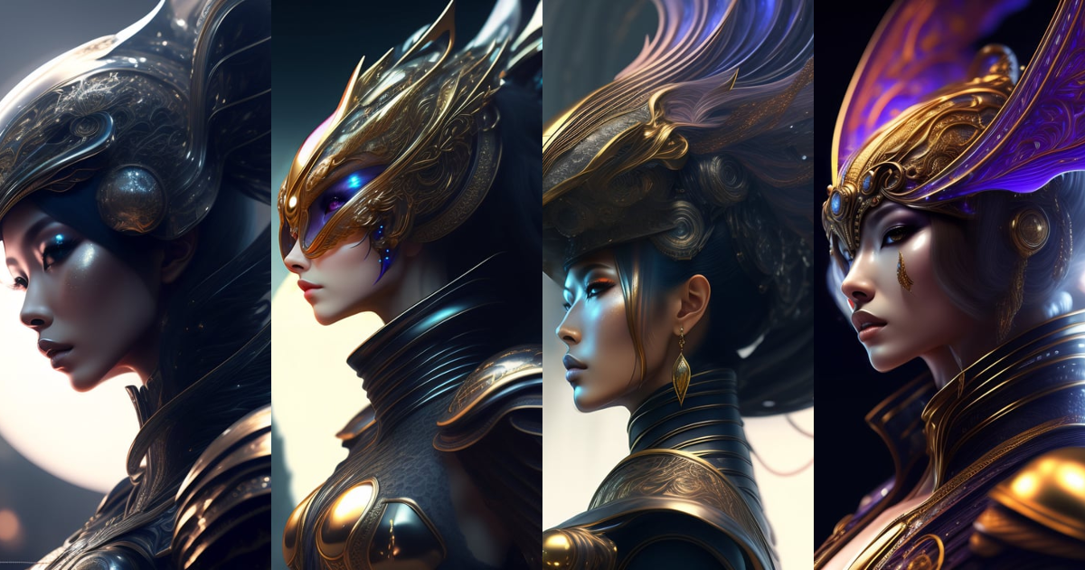 Lexica - Sideview 3D rendering of a gorgeous alien in spaceship ...