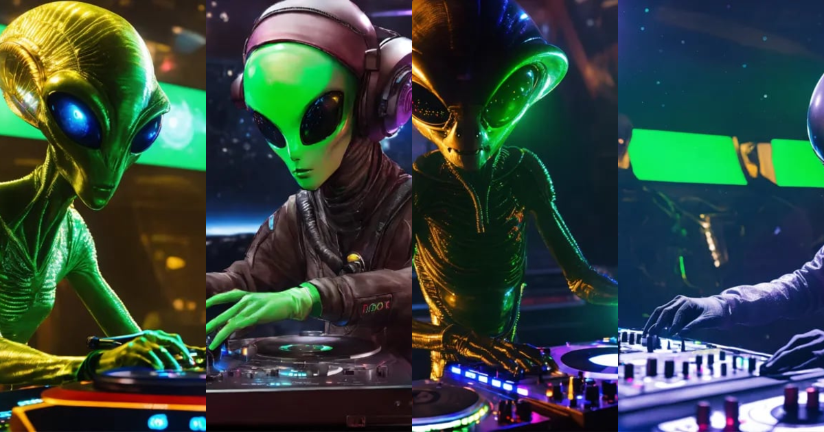 Lexica - Alien DJing on the space