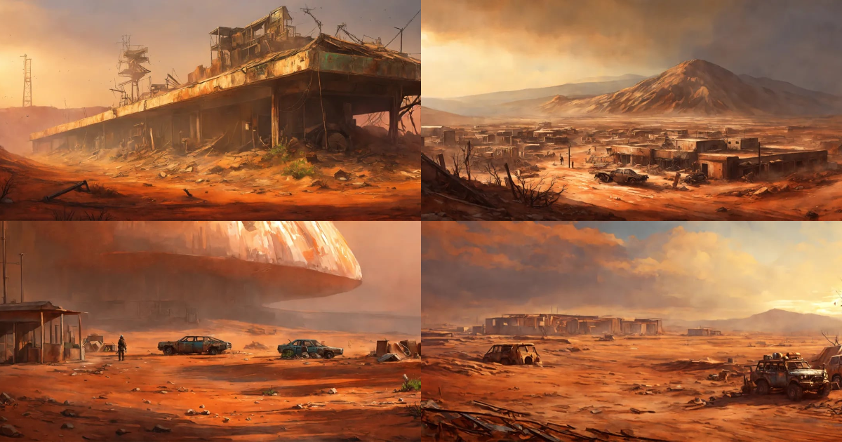 Lexica - Conept art digital realistic painting, post apocalyptic ...