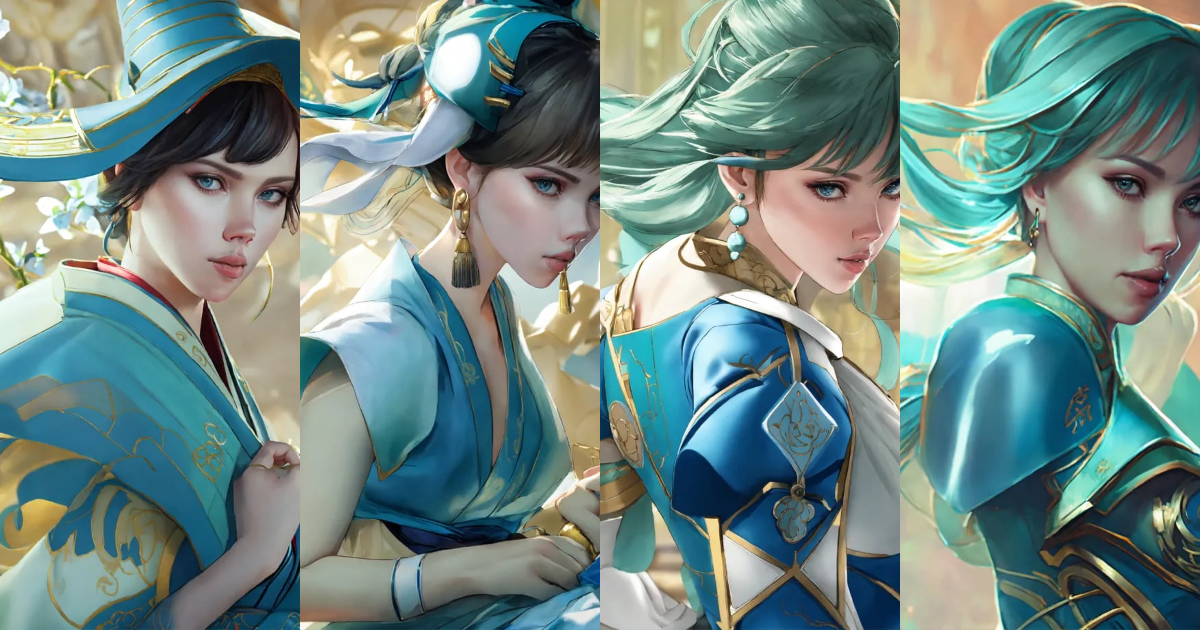 Lexica - Scarlett Johansson, 8k, beautiful, as Chung Li