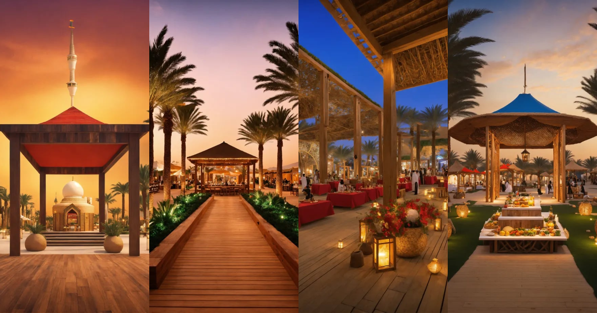 Lexica - Visualize a vibrant scene at the 'Taste of Bahrain' Food ...