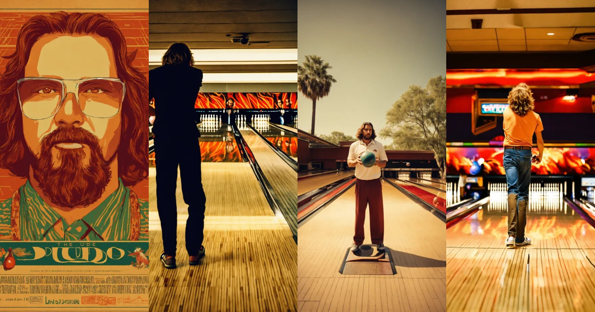 Lexica - The dude bowling