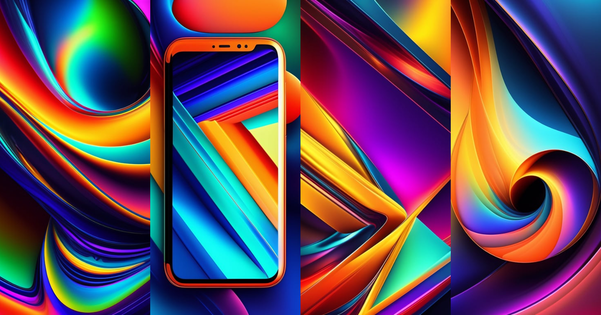 Lexica - Super cool looking abstract phone wallpaper