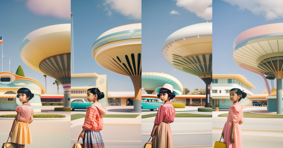 Lexica - 1954 ,black hair little girl looking to the camera beside ...