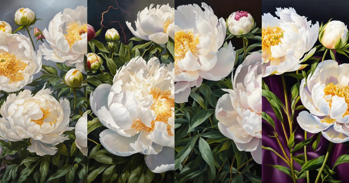 Lexica - Ultra realistic super detailed painting of several large white ...