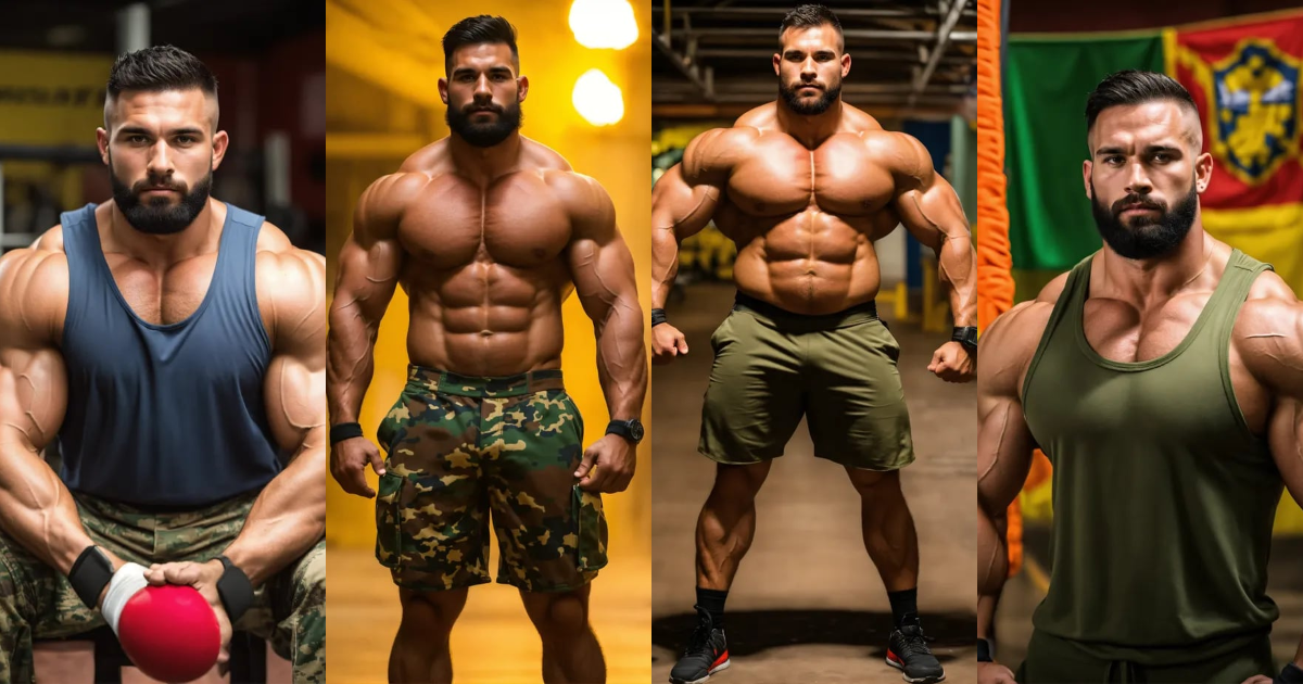 Lexica - 30-year-old man with big muscles, big bodybuilder, body like a ...