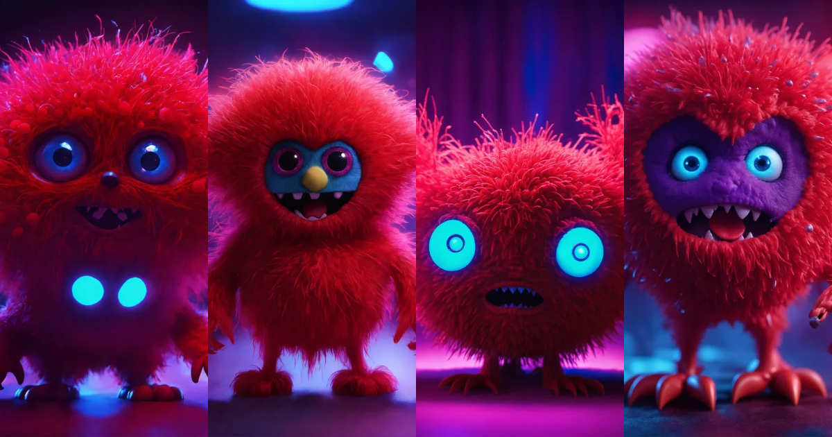 Lexica - CGI! scary looking red germ character. Highly detailed. Scary ...