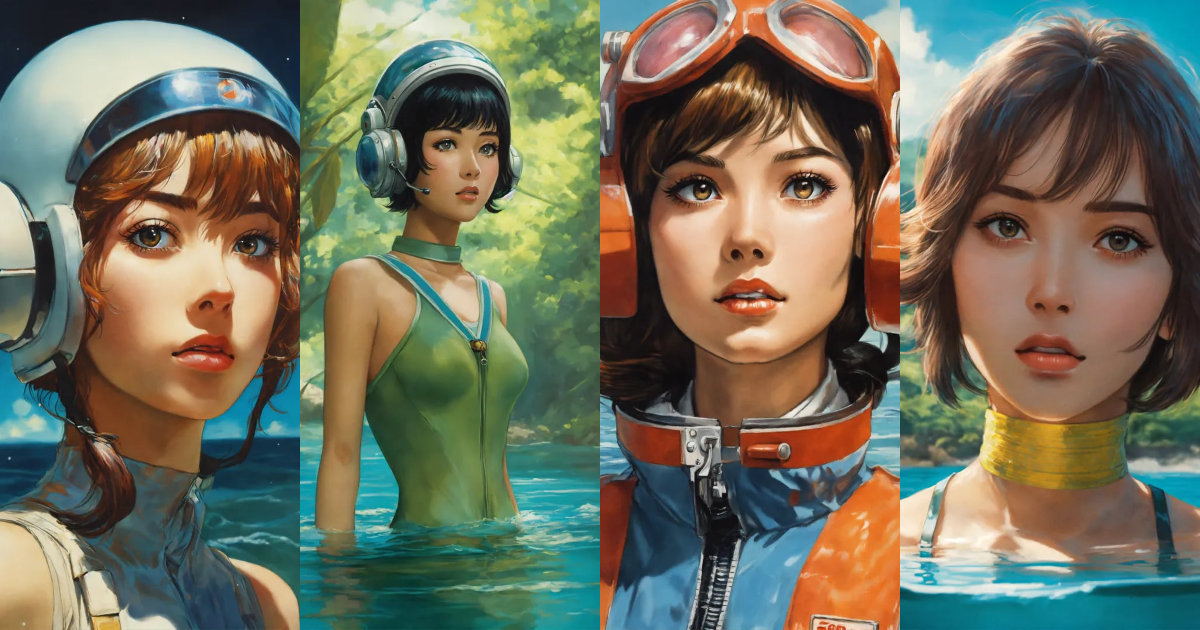 Lexica - Realistic 1960s sci-fi extroverted female, full detailed eyes ...