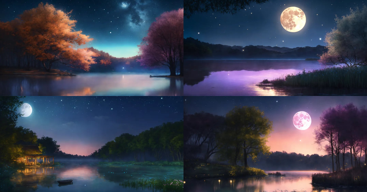 Lexica - Dream,night,landscape,sleep,trend on artstation, A tranquil ...